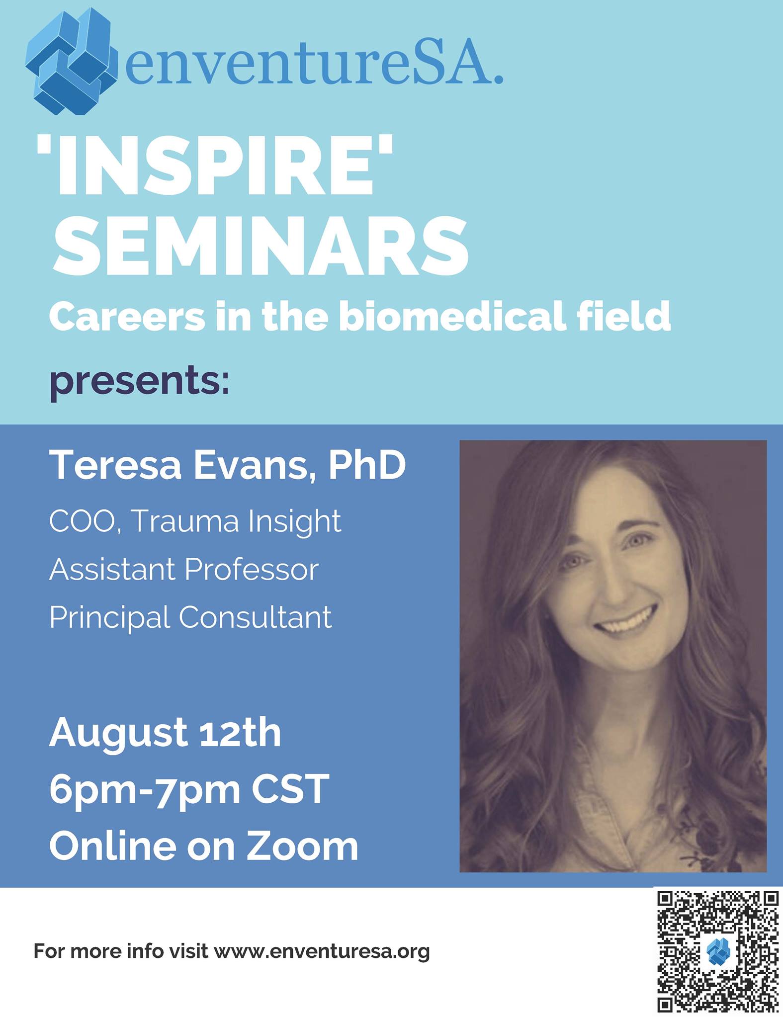 The Pipette Gazette EnventureSA "Inspire” Seminar Series: Dr. Teresa ...